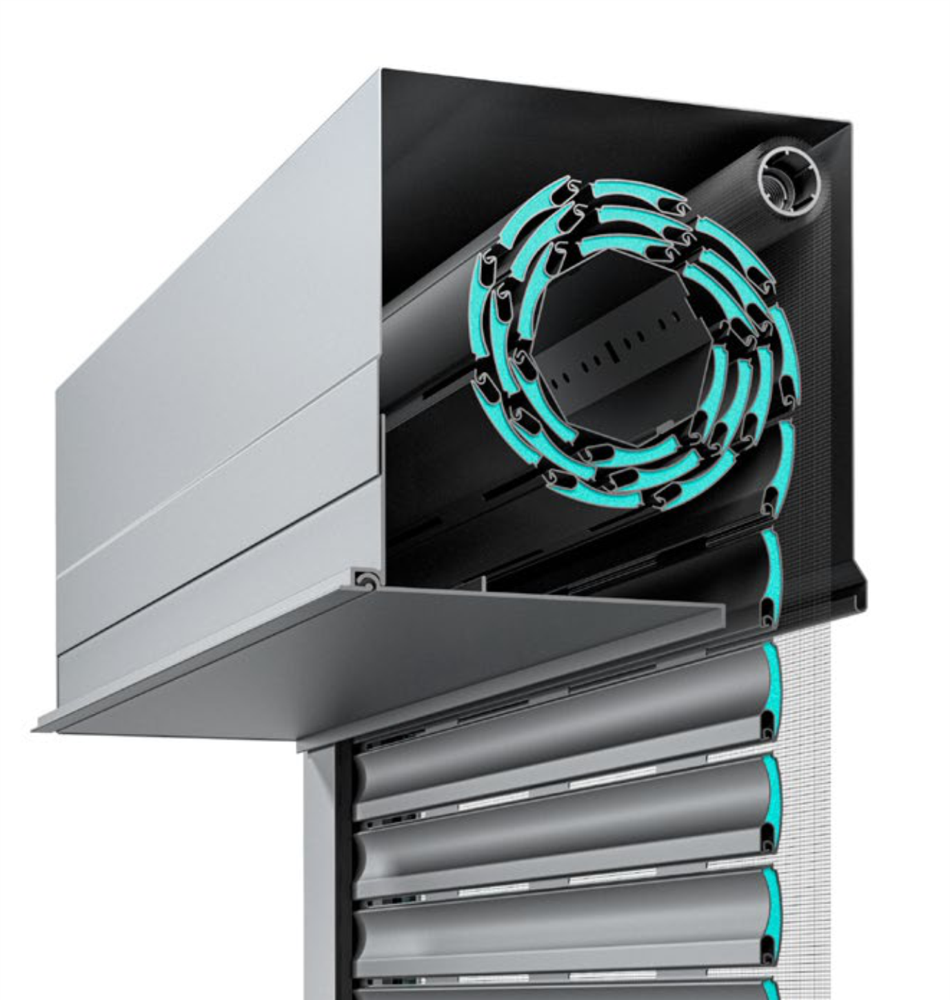Aluminium flush mounted rolling shutter box | Model 90o Archives ...